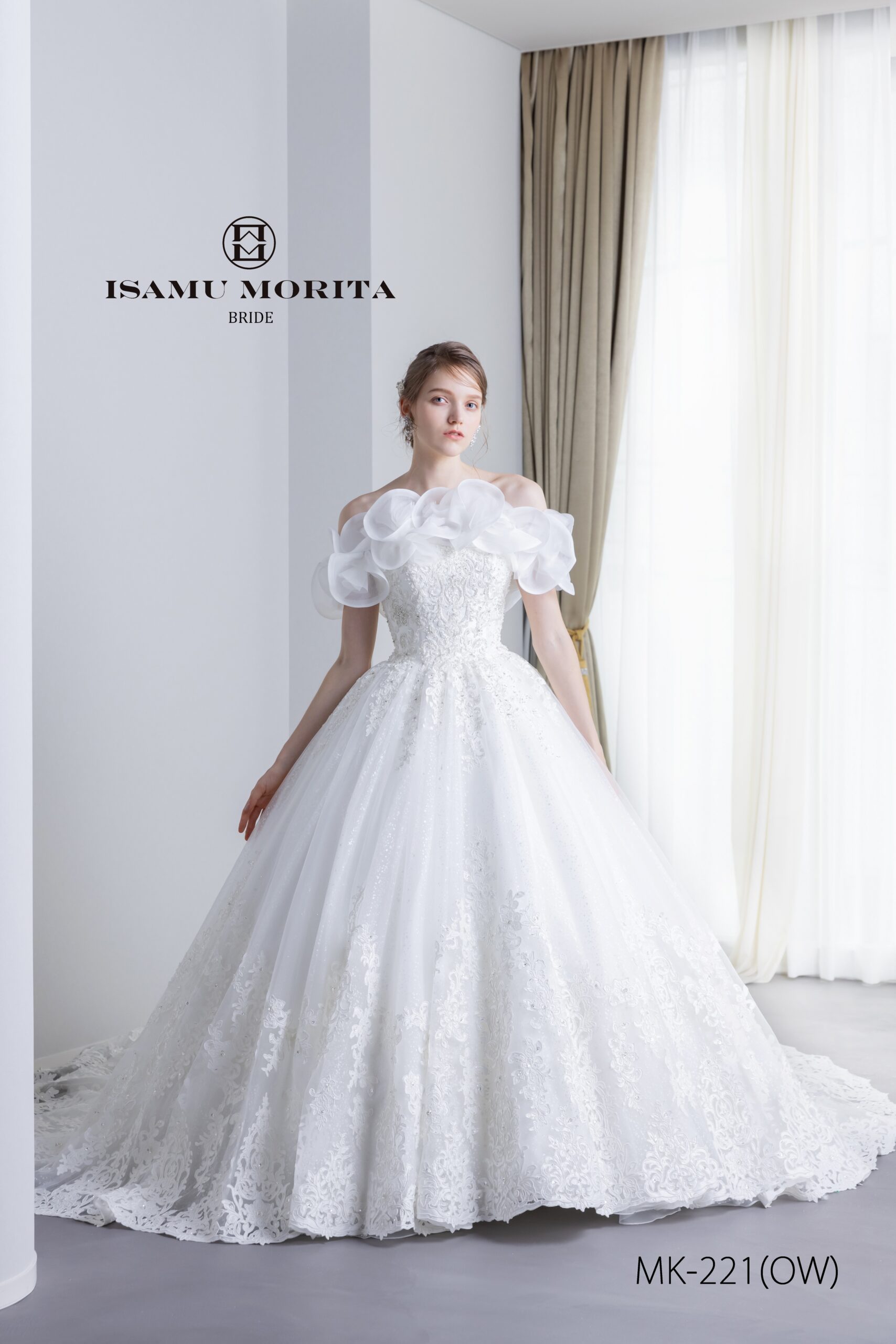 MK-221(OW) ウェディングドレス｜ISAMU MORITA