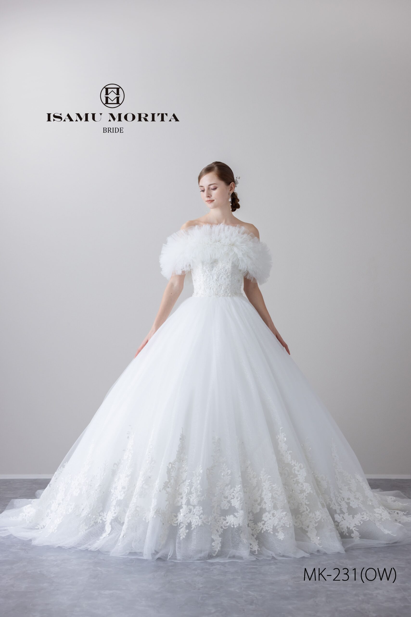 MK-231(OW) ウェディングドレス｜ISAMU MORITA